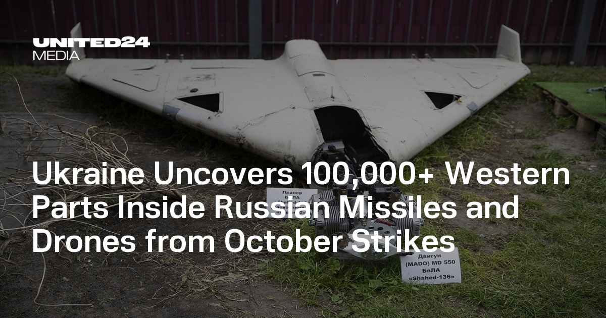 Ukraine Uncovers 100,000+ Western Parts Inside Russian Missiles and ...