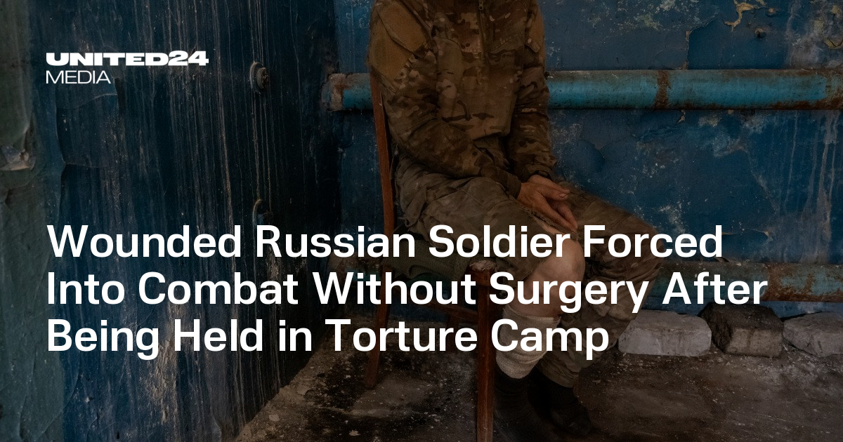Wounded Russian Soldier Forced Into Combat Without Surgery After Being ...