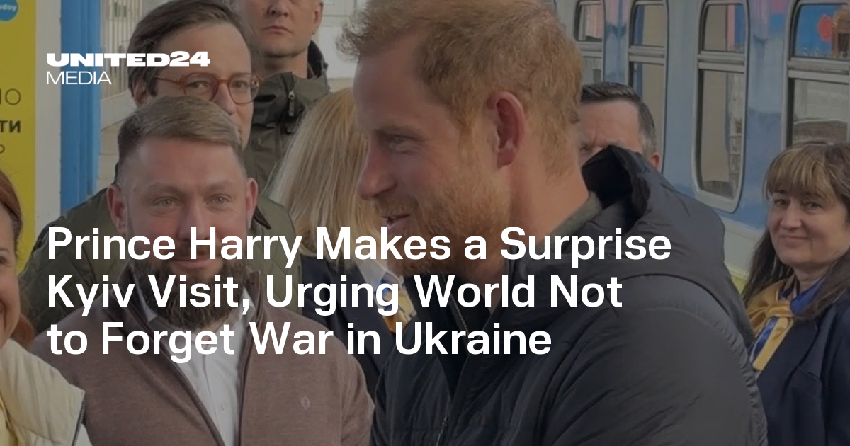 Prince Harry Makes a Surprise Kyiv Visit, Urging World Not to Forget ...