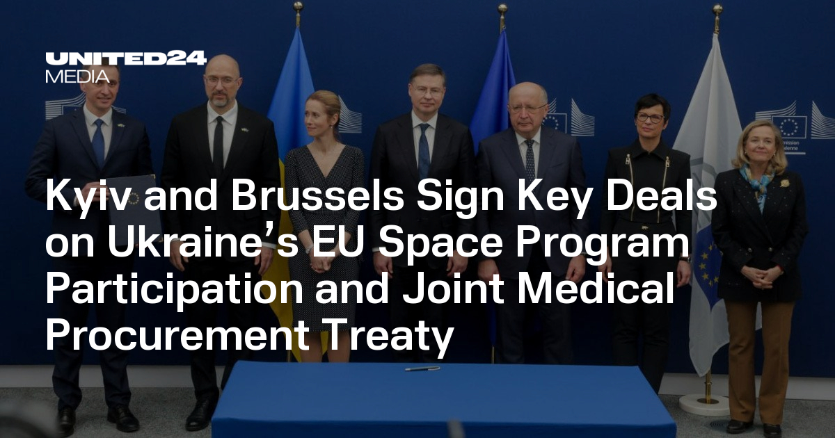 Kyiv and Brussels Sign Key Deals on Ukraine’s EU Space Program ...