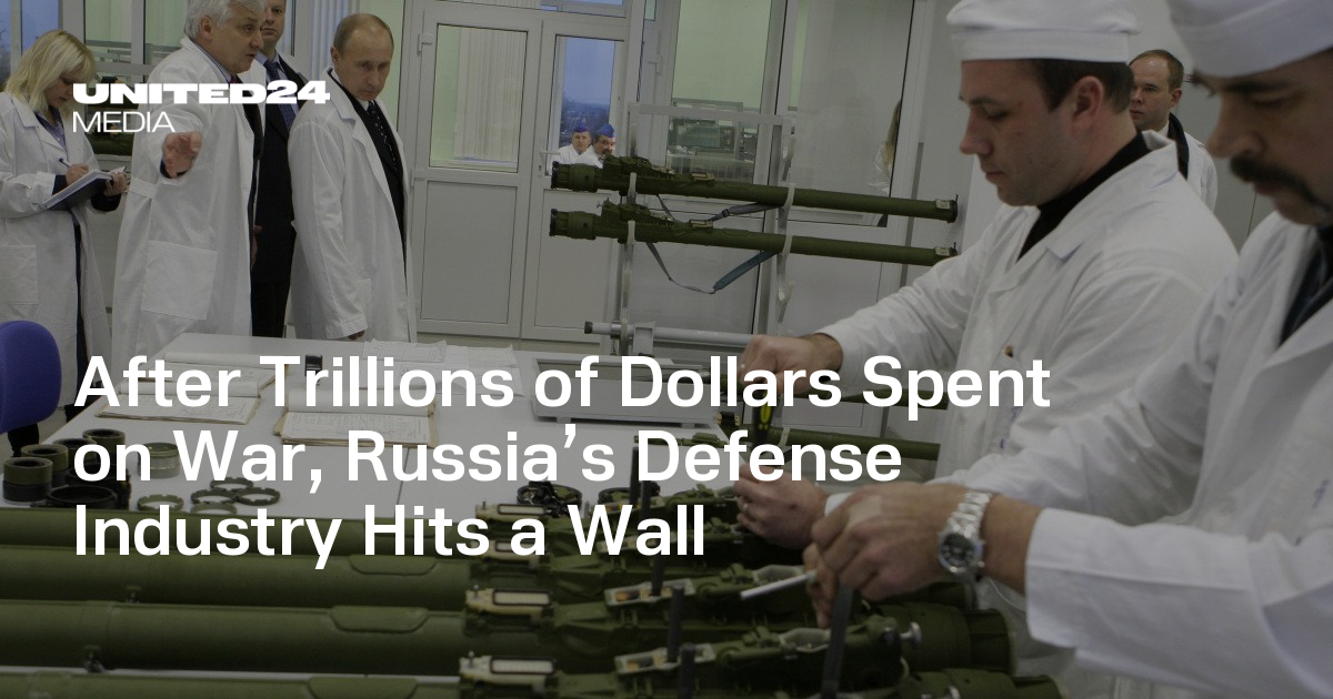 After Trillions of Dollars Spent on War, Russia’s Defense Industry Hits ...