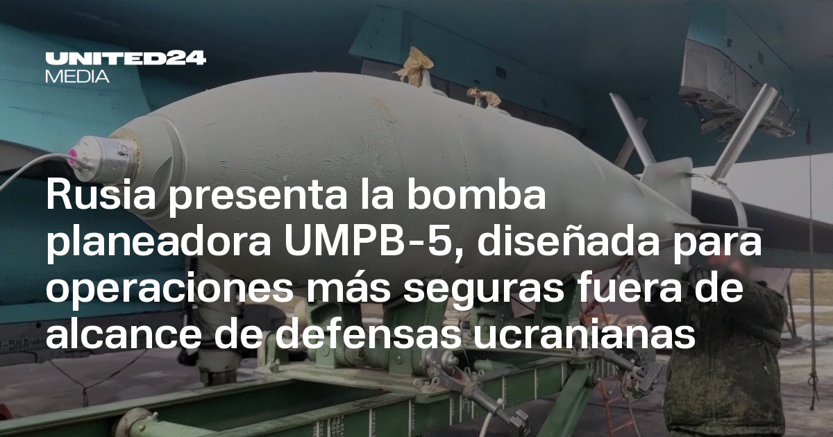 Rusia presenta la bomba planeadora UMPB-5, diseñada para operaciones ...
