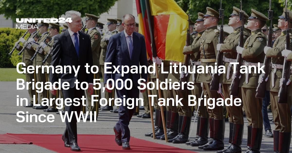Germany to Expand Lithuania Tank Brigade to 5,000 Soldiers in Largest ...