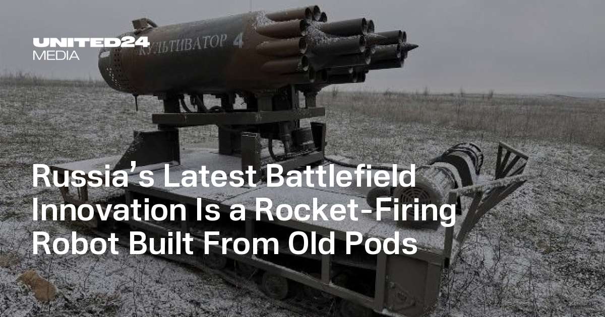 Russia’s Latest Battlefield Innovation Is a Rocket-Firing Robot Built ...