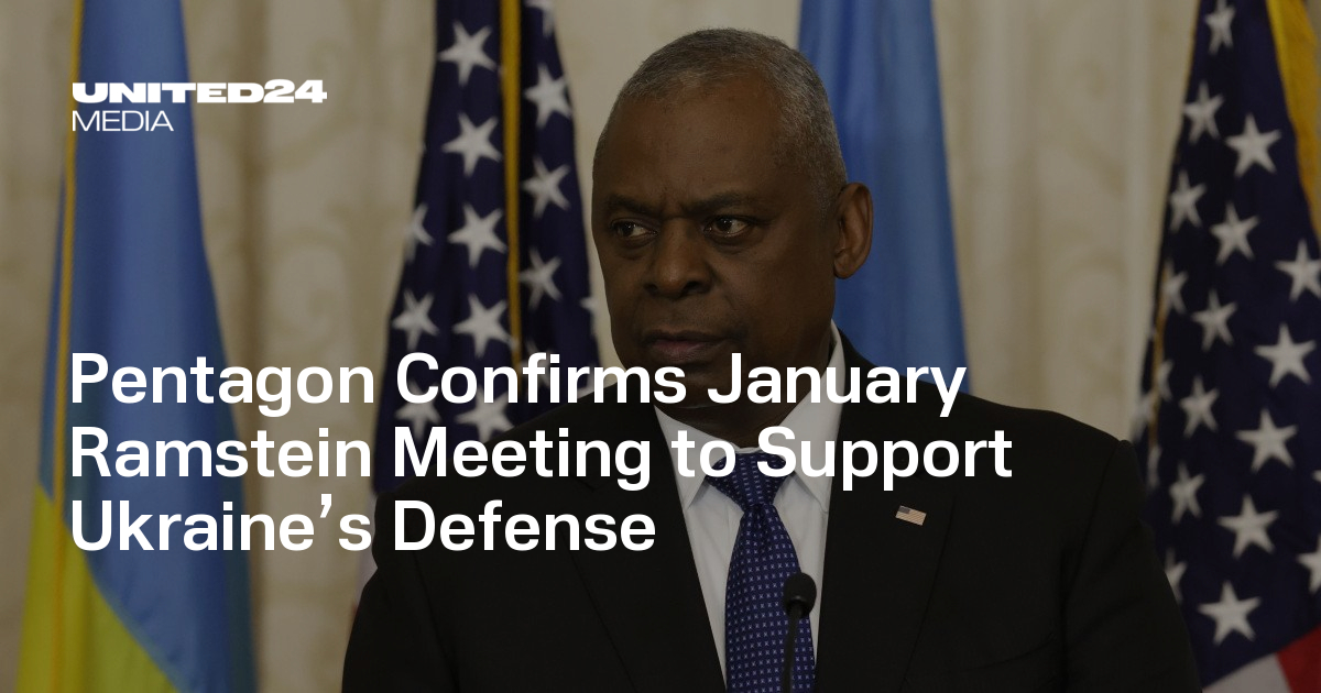 Pentagon Confirms January Ramstein Meeting to Support Ukraine’s Defense ...
