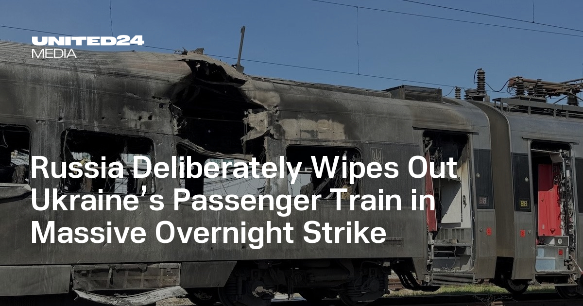Russia Deliberately Wipes Out Ukraine’s Passenger Train in Massive ...