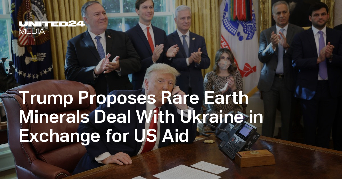 Trump Proposes Rare Earth Minerals Deal With Ukraine in Exchange for US ...
