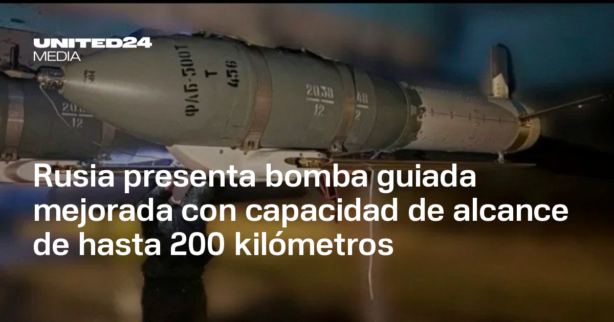 Rusia presenta bomba guiada mejorada con capacidad de alcance de hasta ...