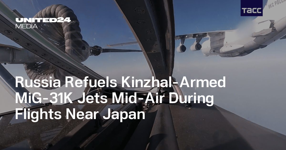 Russia Refuels Kinzhal-Armed MiG-31K Jets Mid-Air During Flights Near ...