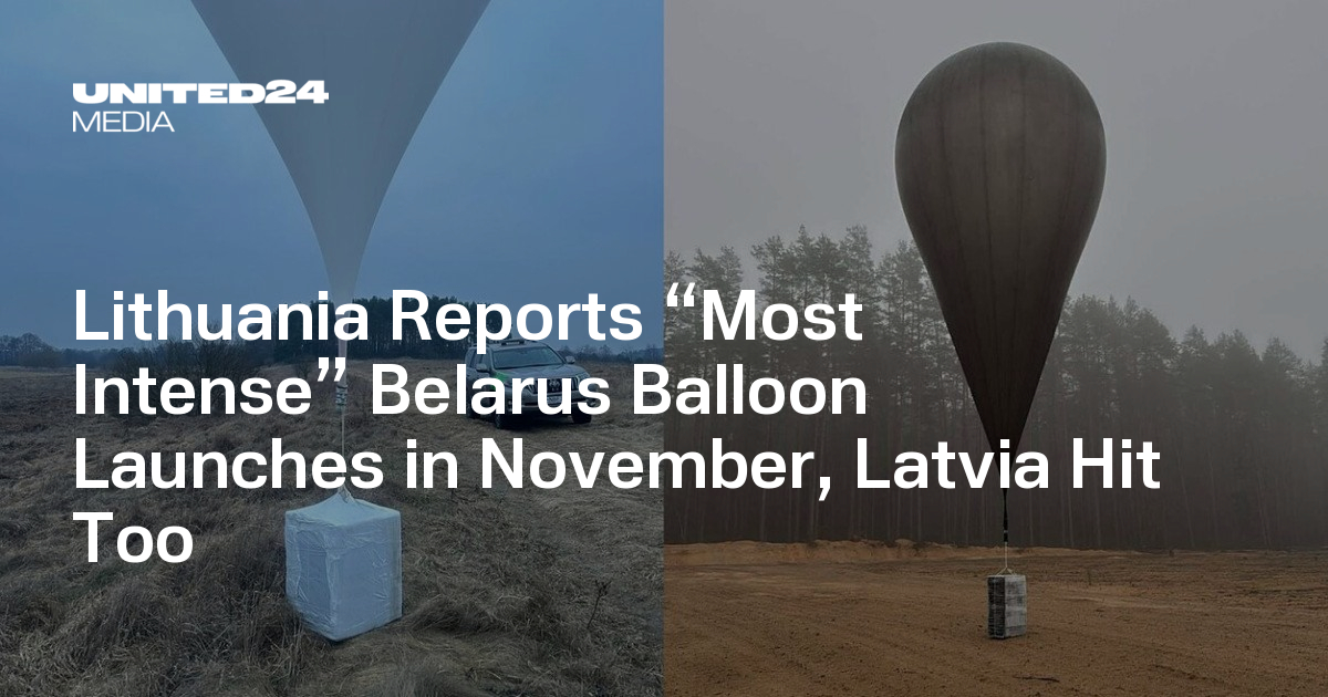 Lithuania Reports “Most Intense” Belarus Balloon Launches in November ...