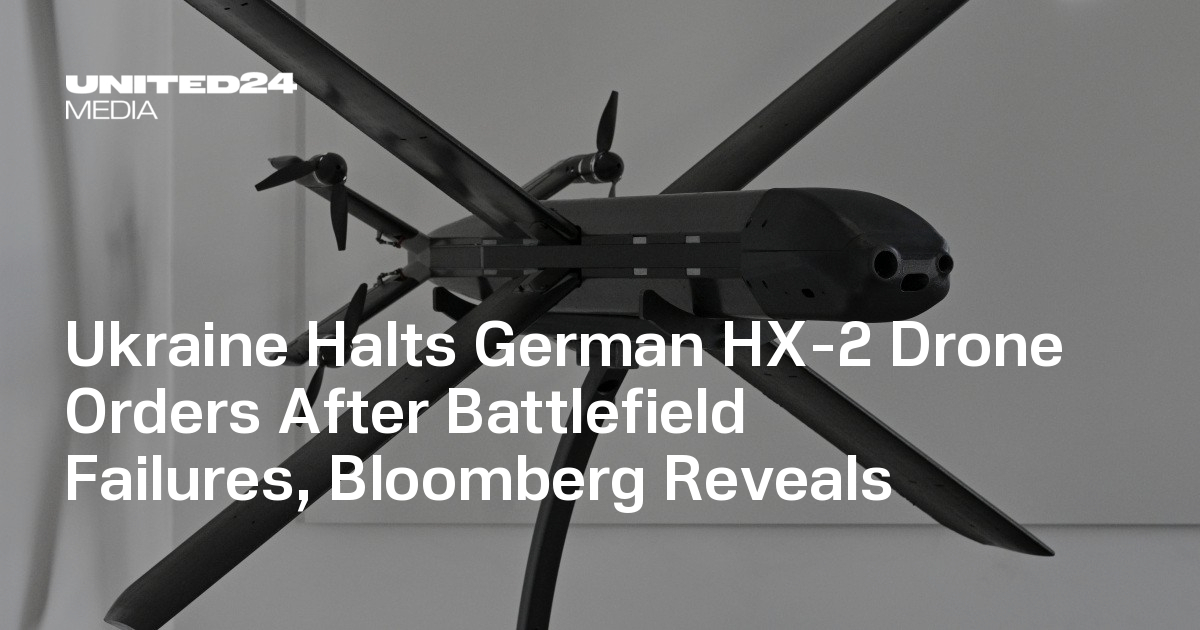 Ukraine Halts German HX-2 Drone Orders After Battlefield Failures ...