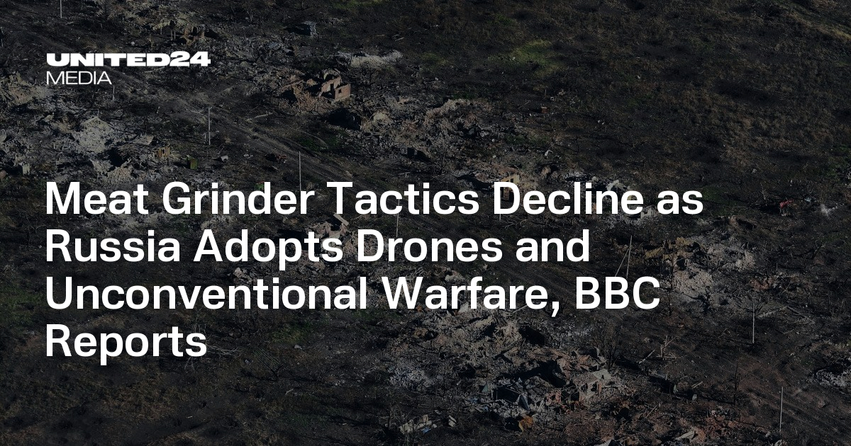 ロシアが無人機と非通常戦を採用するにつれ、肉挽き戦術は衰退、BBCが報じた - nipponese.news - Nipponese