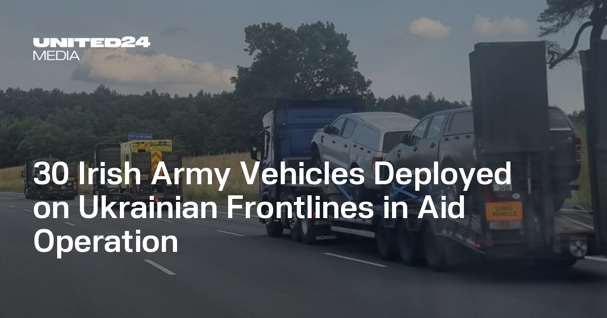 30 Irish Army Vehicles Deployed as Ambulances on Ukrainian Frontlines ...