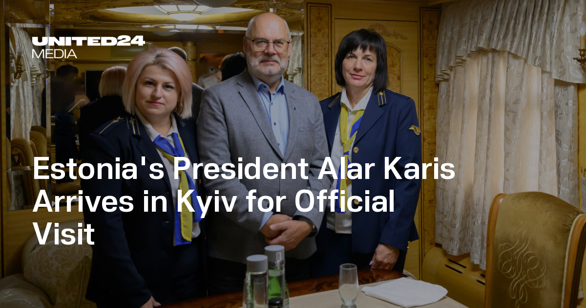 Estonia's President Alar Karis Arrives in Kyiv for Official Visit ...