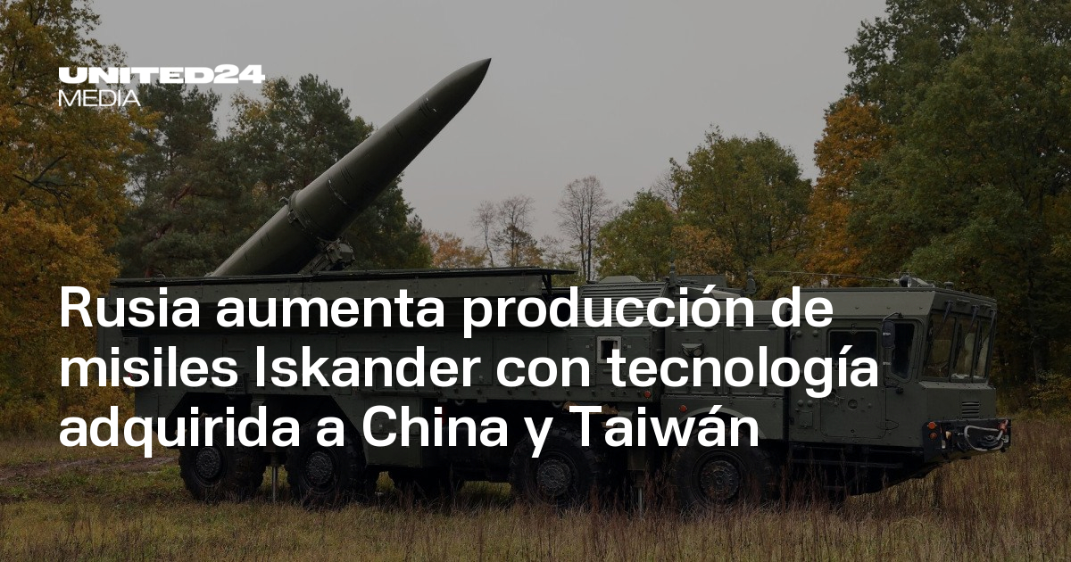 Rusia aumenta producción de misiles Iskander con tecnología adquirida a ...
