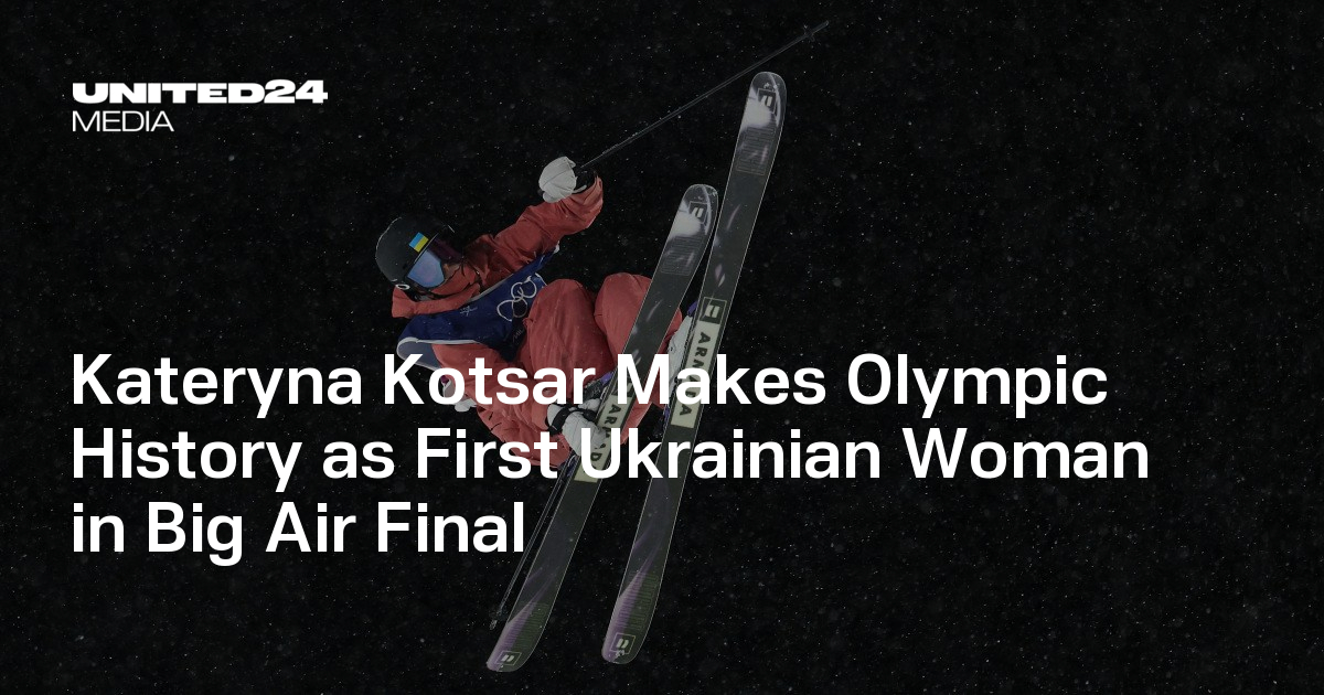 Kateryna Kotsar Makes Olympic History as First Ukrainian Woman in Big ...