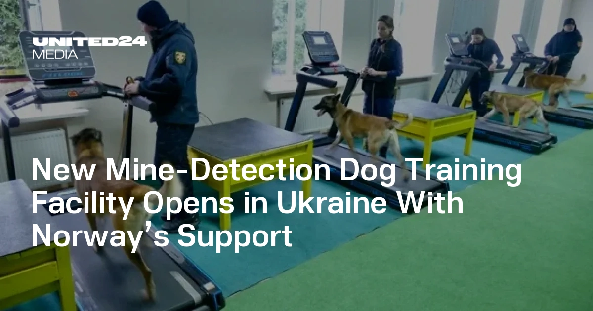 New Mine-Detection Dog Training Facility Opens in Ukraine With Norway’s ...