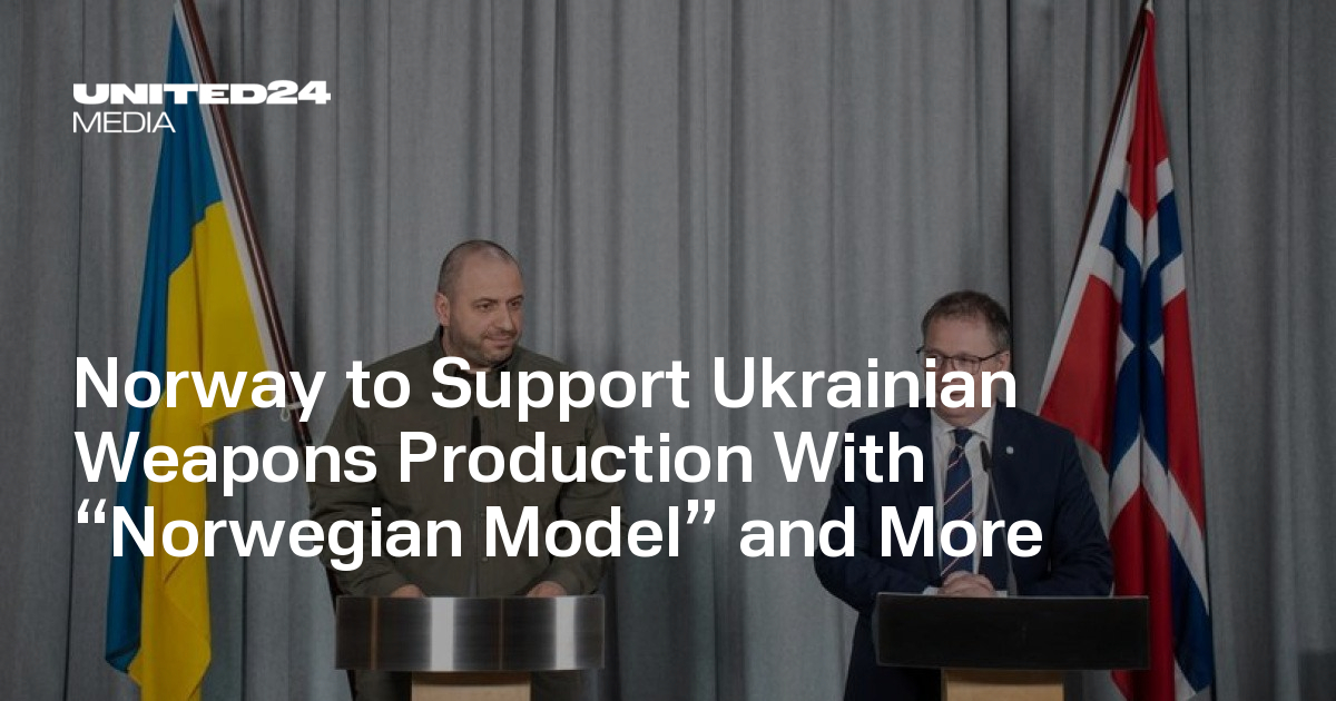 Norway to Support Ukrainian Weapons Production With “Norwegian Model ...