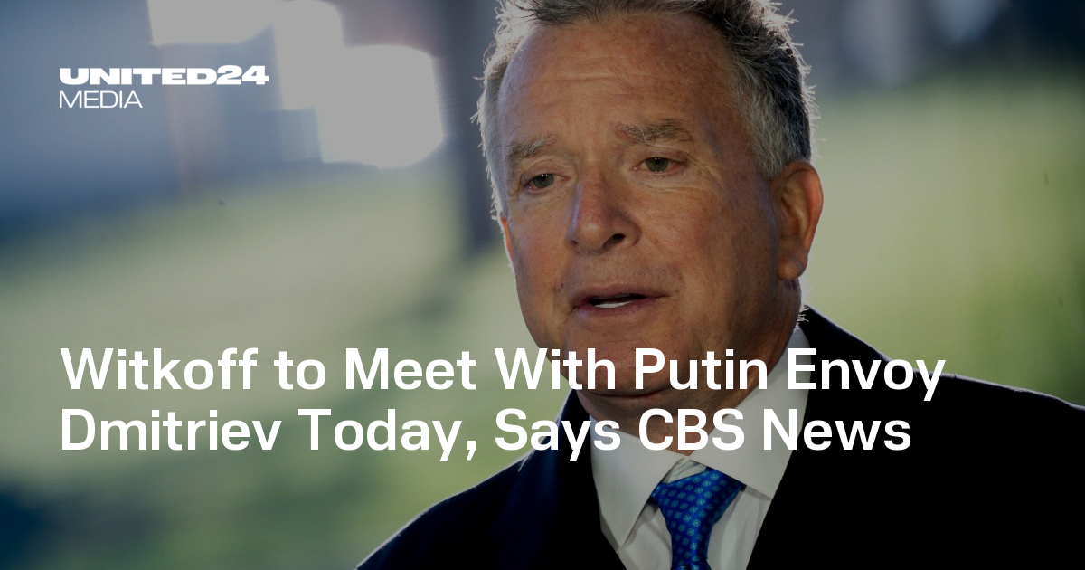 Witkoff to Meet With Putin Envoy Dmitriev Today, Says CBS News ...