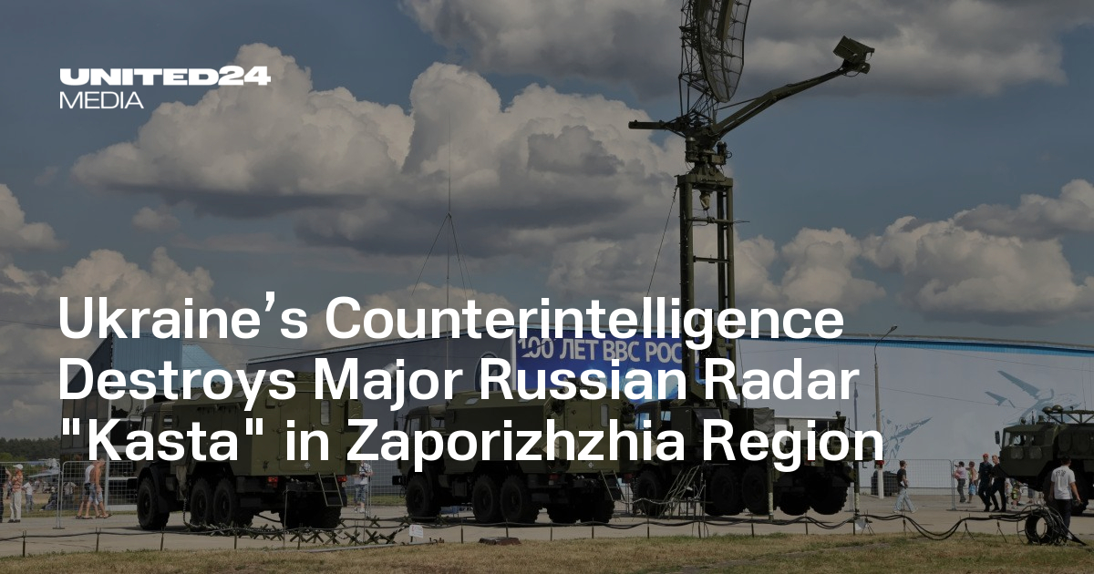 SBU and Armed Forces Target $60 Million Russian Radar System in ...