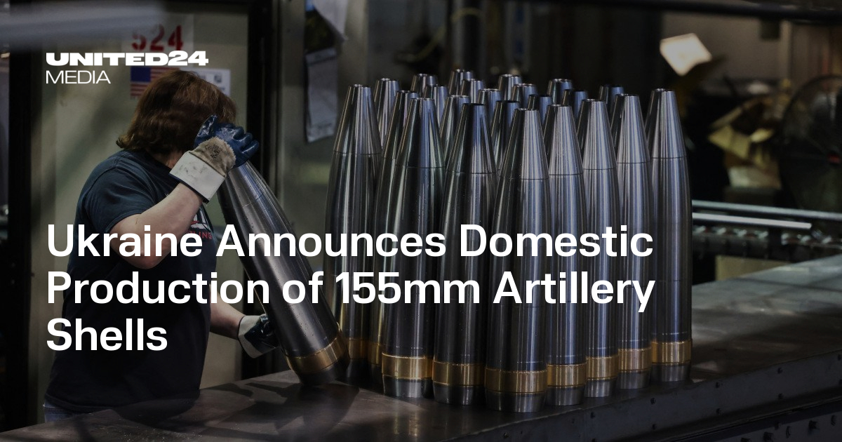 Ukraine Announces Domestic Production of 155mm Artillery Shells ...