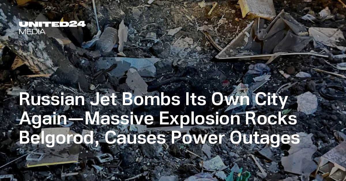Russian Jet Bombs Its Own City Again—Massive Explosion Rocks Belgorod ...