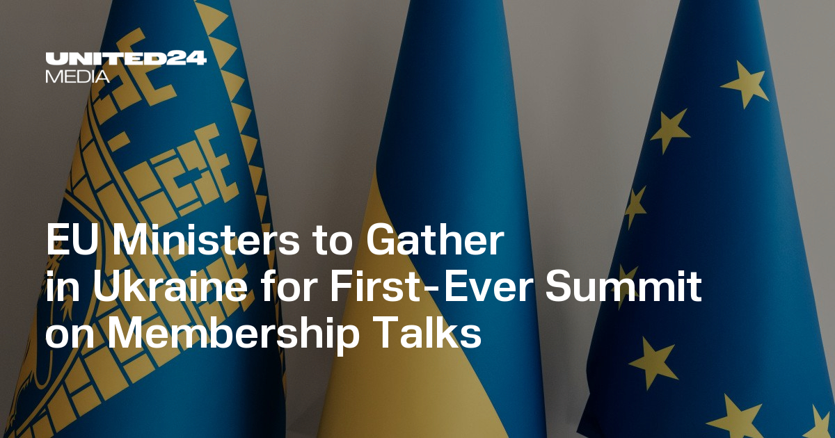 EU Ministers to Gather in Ukraine for First-Ever Summit on Membership ...