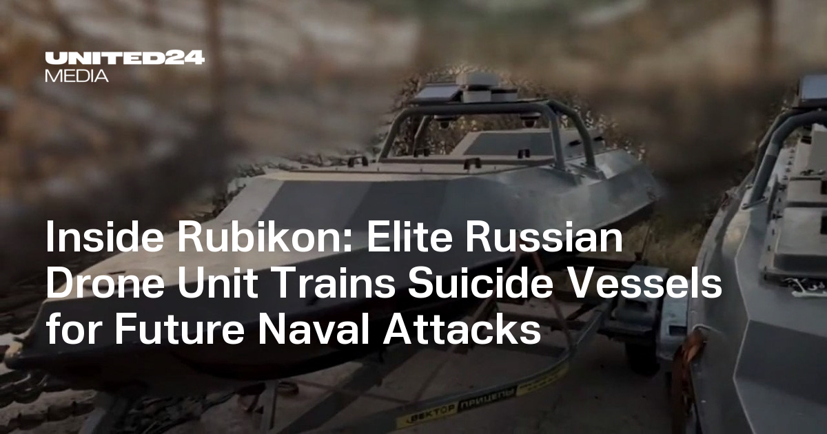 Inside Rubikon: Elite Russian Drone Unit Trains Suicide Vessels for ...