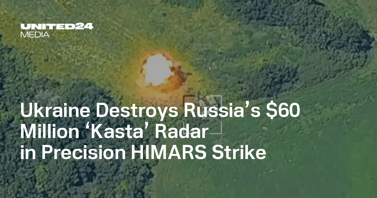 Ukraine Destroys Russia’s $60 Million ‘Kasta’ Radar in Precision HIMARS ...