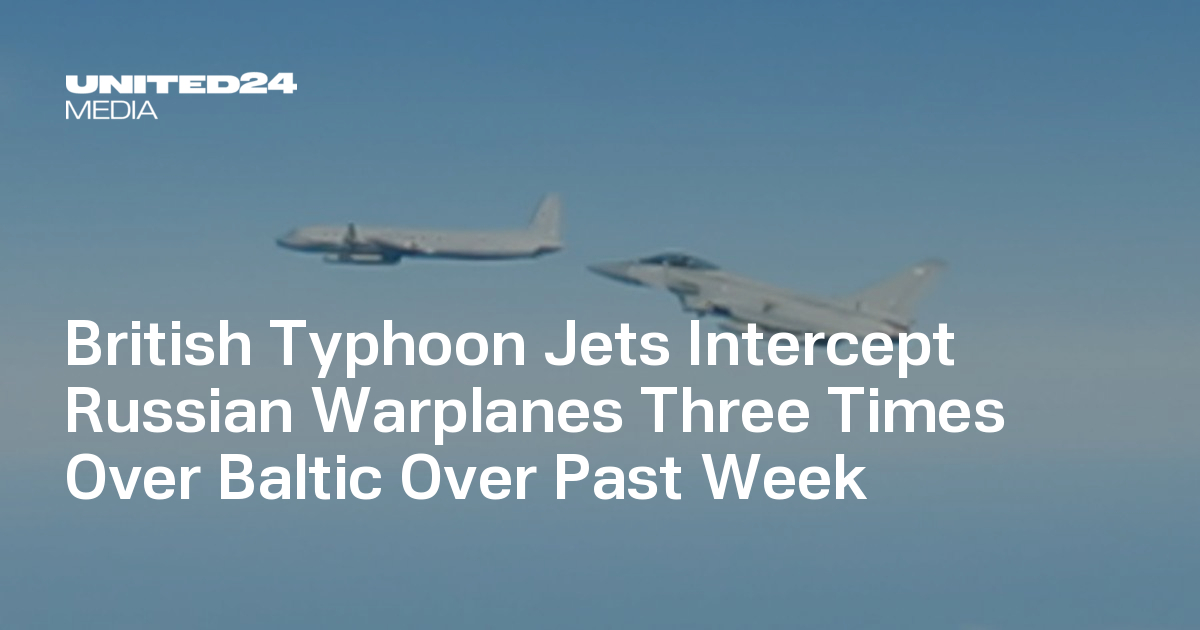 British Typhoon Jets Intercept Russian Warplanes Three Times Over ...