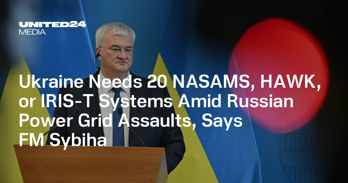Ukraine Needs 20 NASAMS, HAWK, or IRIS-T Systems Amid Russian Power ...