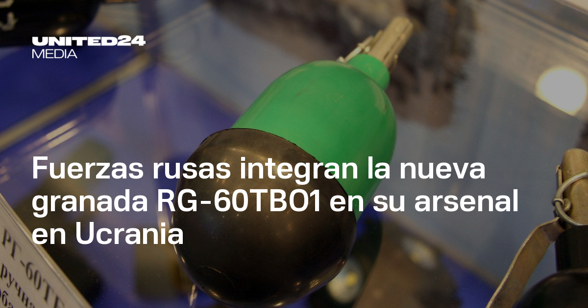 Fuerzas rusas integran la nueva granada RG-60TBO1 en su arsenal en ...