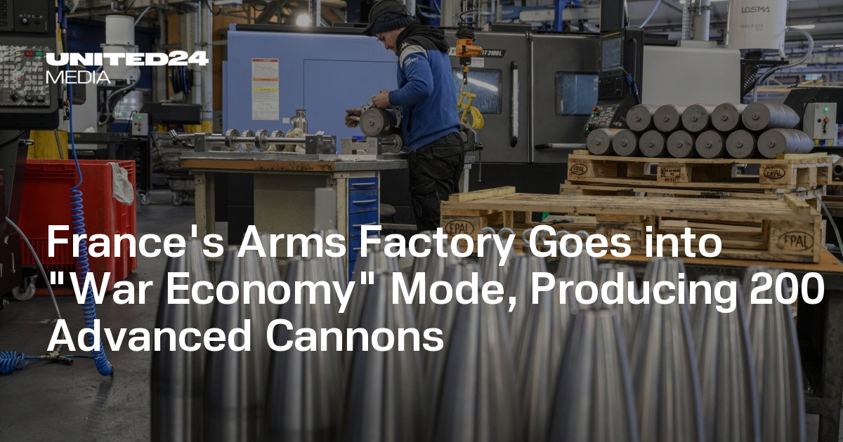 France's Arms Factory Goes into "War Economy" Mode, Producing 200 ...