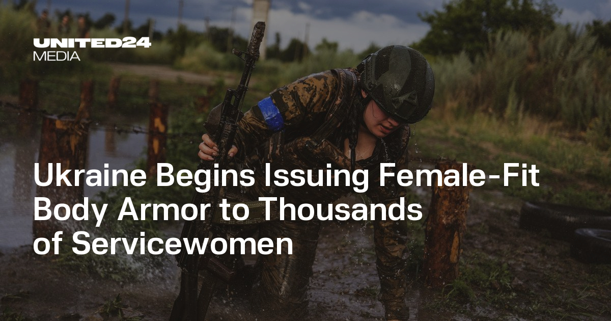 Ukraine Begins Issuing Female-Fit Body Armor to Thousands of ...