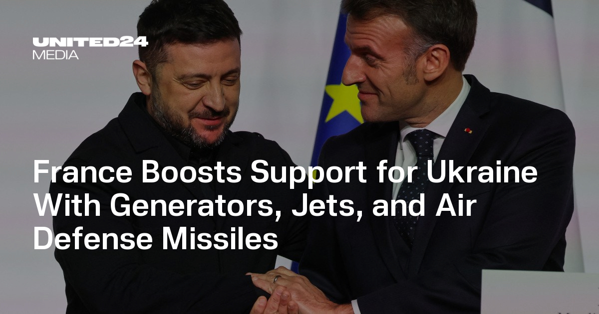 France Boosts Support for Ukraine With Generators, Jets, and Air ...