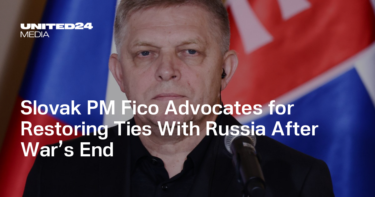 Slovak PM Fico Advocates for Restoring Ties With Russia After War’s End ...