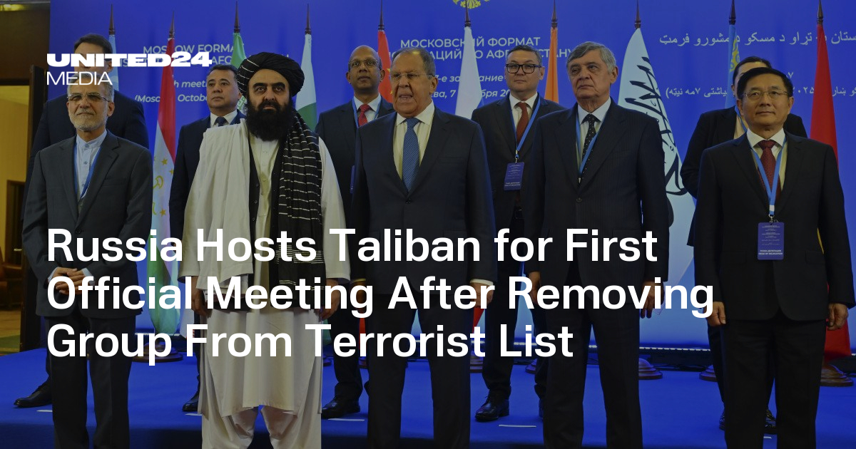 Russia Hosts Taliban for First Official Meeting After Removing Group ...