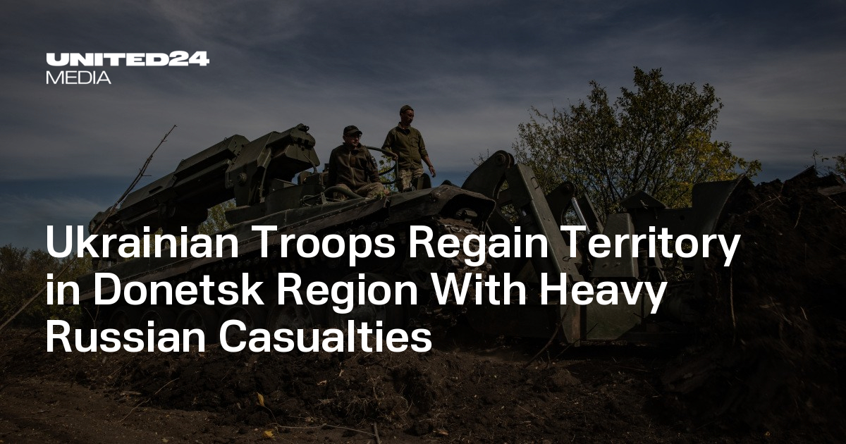 Ukrainian Troops Regain Territory in Donetsk Region With Heavy Russian ...
