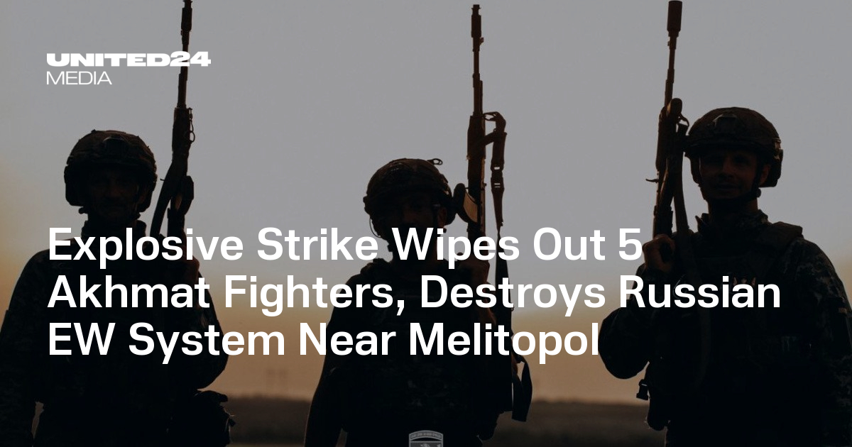 Explosive Strike Wipes Out 5 Akhmat Fighters, Destroys Russian EW ...