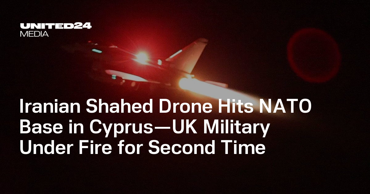 Iranian Shahed Drone Hits NATO Base in Cyprus—UK Military Under Fire ...