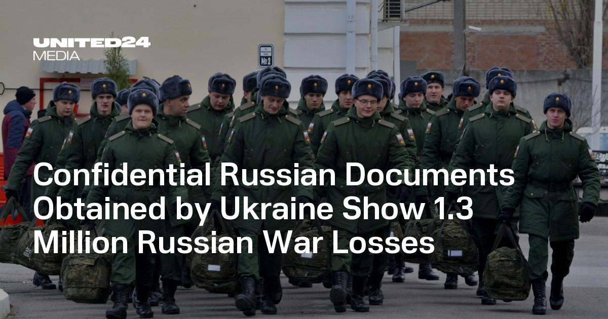 Confidential Russian Documents Obtained by Ukraine Show 1.3 Million ...