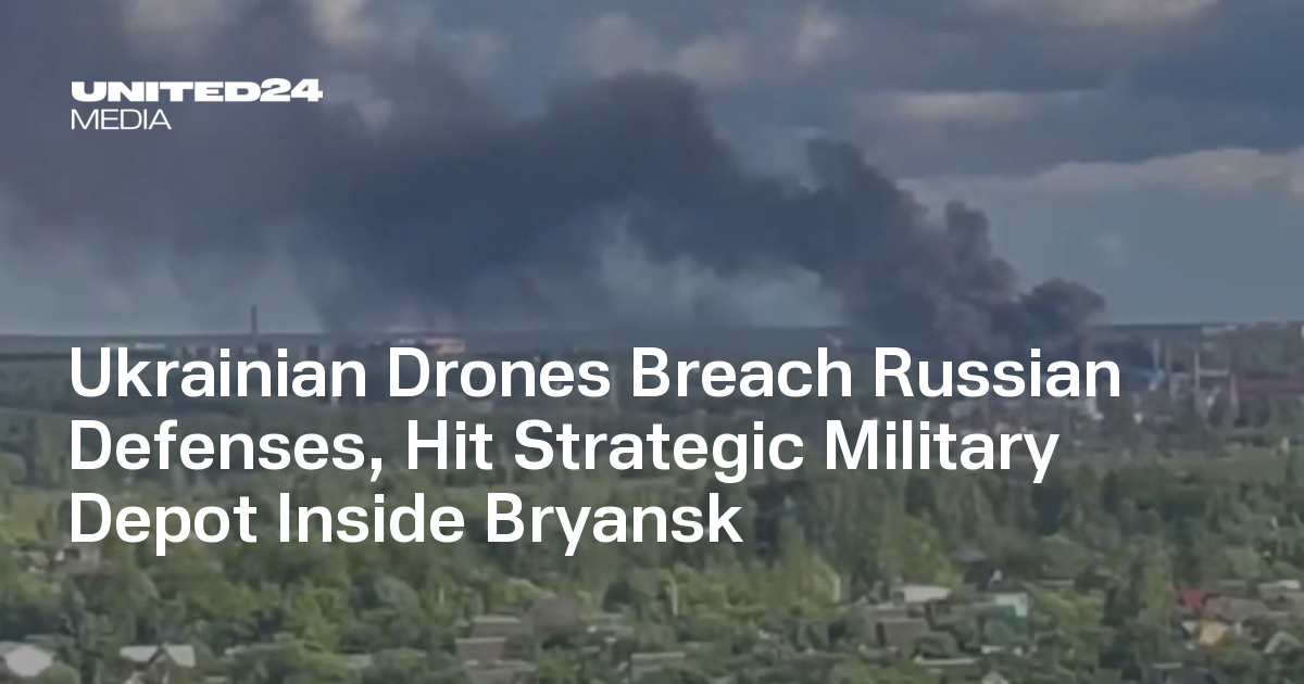 Ukrainian Drones Breach Russian Defenses, Hit Strategic Military Depot ...
