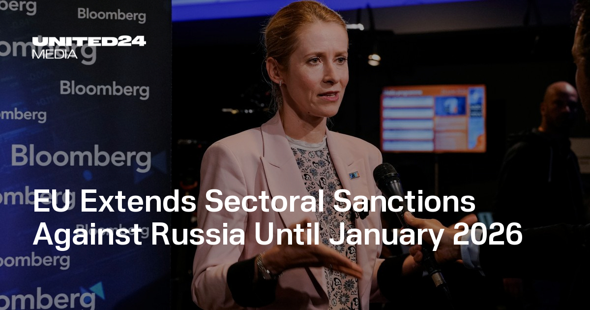 EU Extends Sectoral Sanctions Against Russia Until January 2026 ...