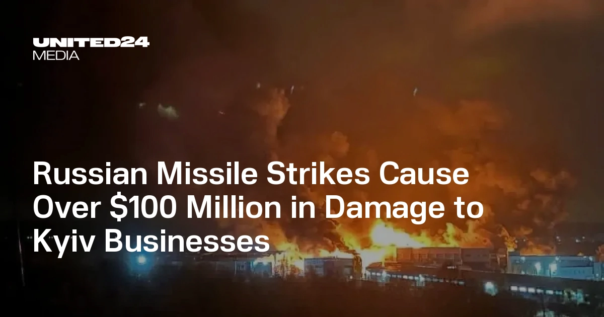 Russian Missile Strikes Cause Over $100 Million in Damage to Kyiv ...