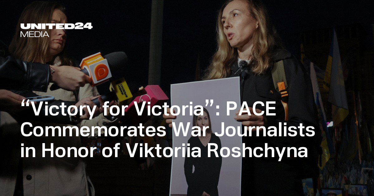 “Victory for Victoria”: PACE Commemorates War Journalists in Honor of ...