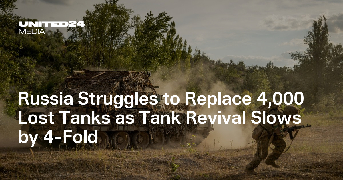 Russia Struggles to Replace 4,000 Lost Tanks as Tank Revival Slows by 4 ...