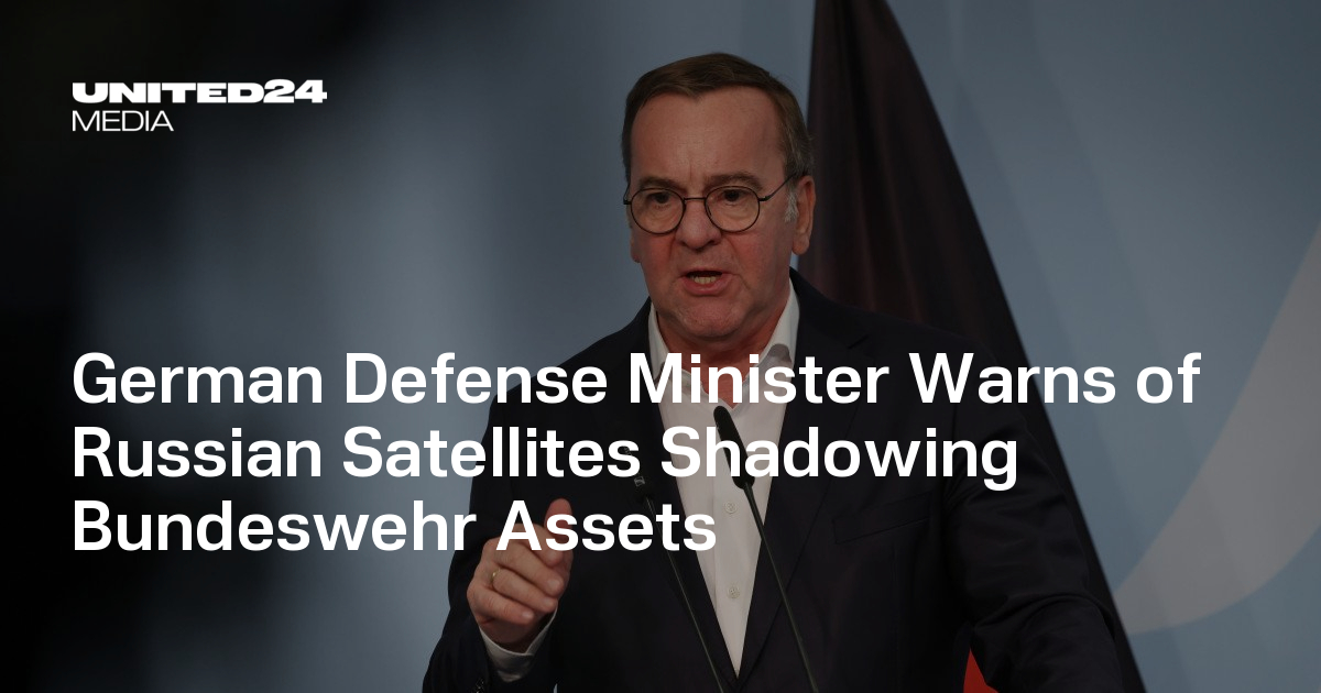 German Defense Minister Warns of Russian Satellites Shadowing ...
