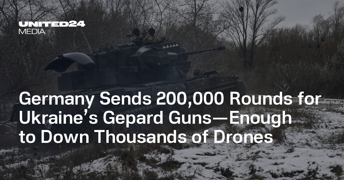 Germany Sends 200,000 Rounds for Ukraine’s Gepard Guns—Enough to Down ...