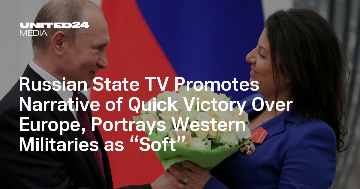 Russian State TV Promotes Narrative of Quick Victory Over Europe ...