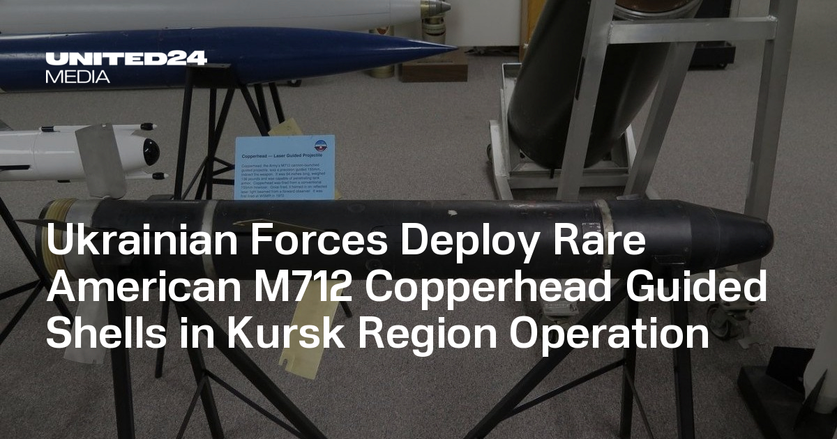 Ukrainian Forces Deploy Rare American M712 Copperhead Guided Shells in ...